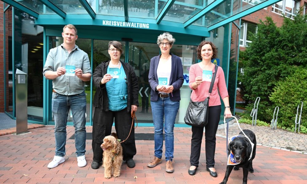 Assistenzhunde willkommen im Kreishaus: Landkreis Leer unterstützt Kampagne - Aktionstag am 5 ...